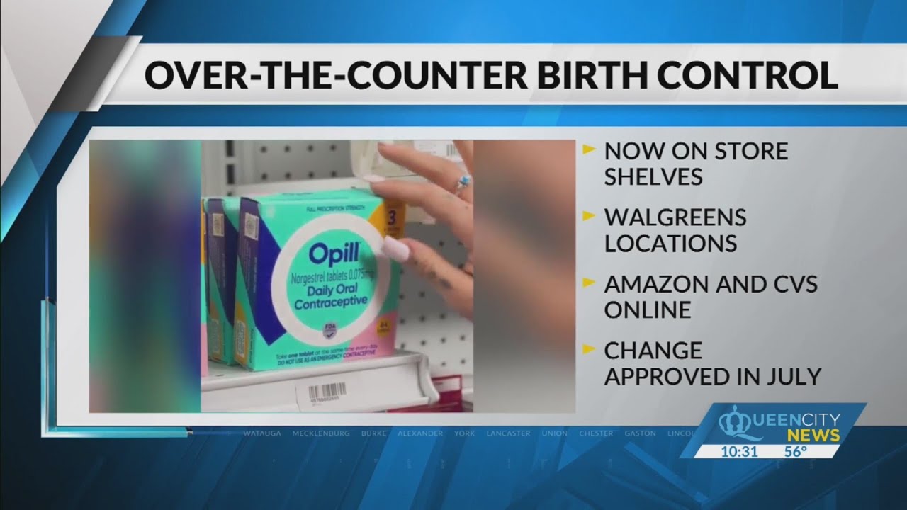 First over-the-counter birth control now available nationwide - YouTube