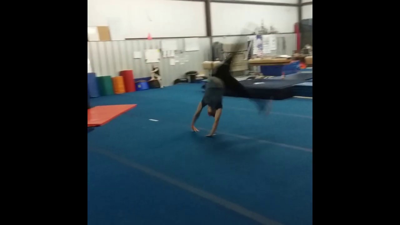 Round off back handspring back tuck - YouTube
