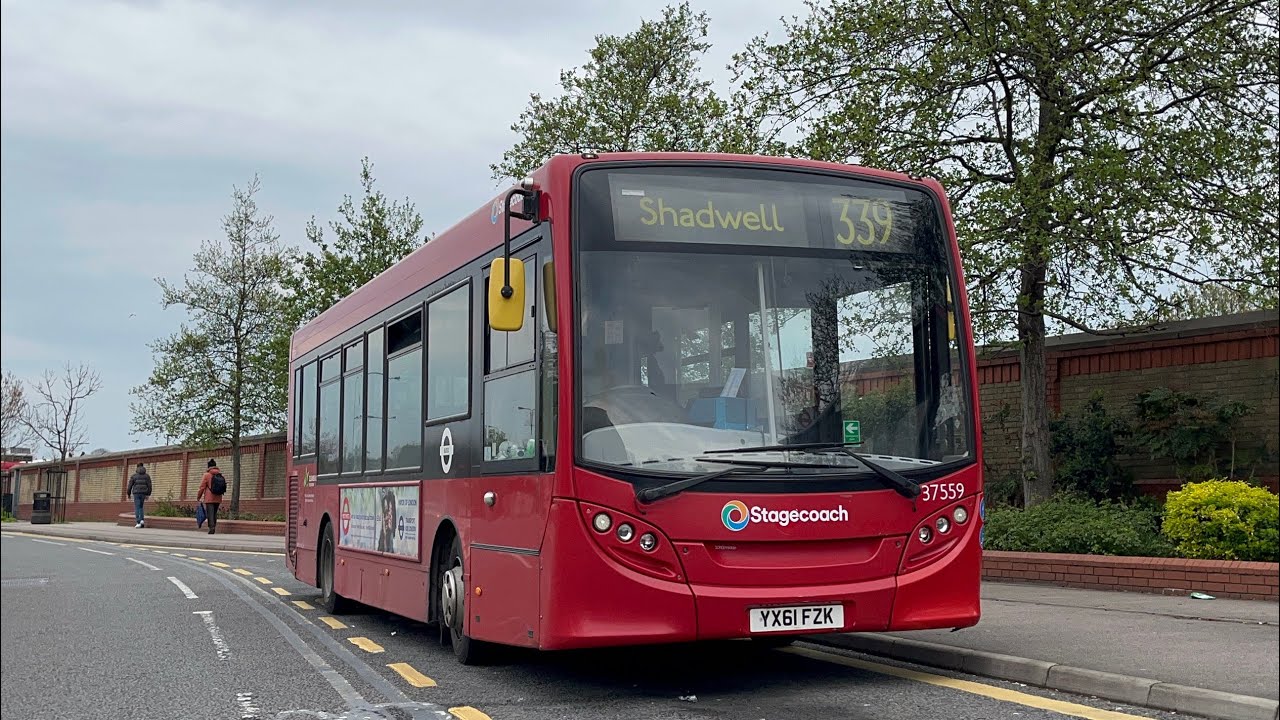FRV. Stagecoach London Route 339. Leytonstone - Shadwell. Enviro200 ...
