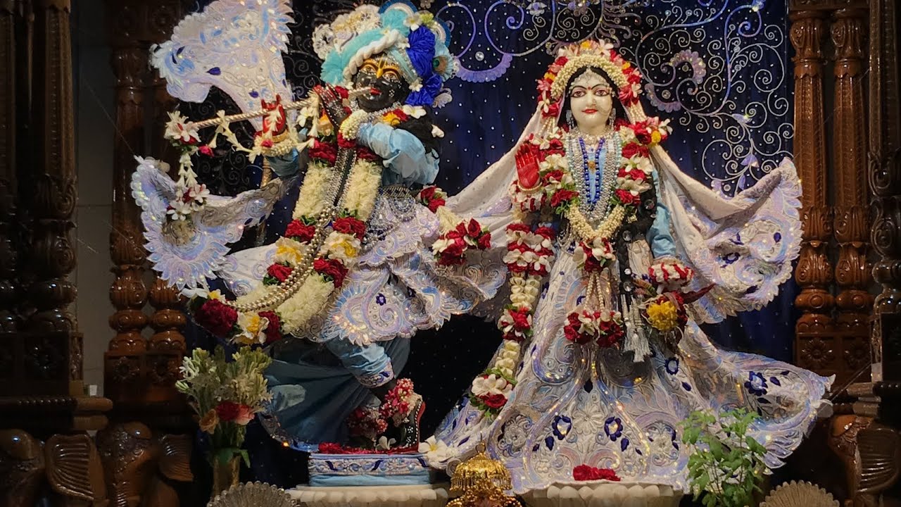 ISKCON Morning Program Prayers | Samsara Davanala - Narsimha Aarti ...