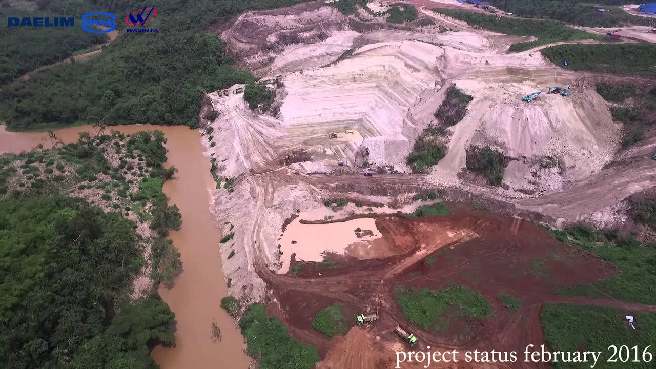 daelim wika waskita proyek waduk karian, karian dam project monthly ...
