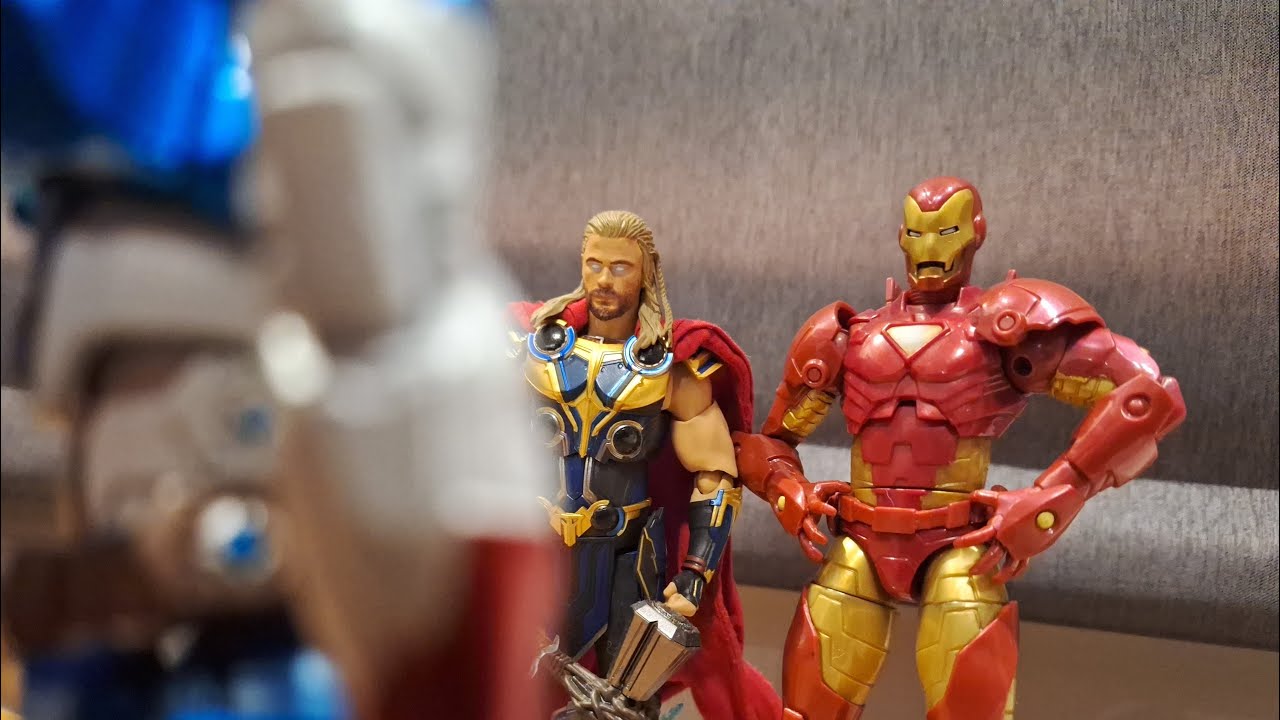 Epic Showdown: Iron Drax & Captain America vs Iron Man, Thor & The ...