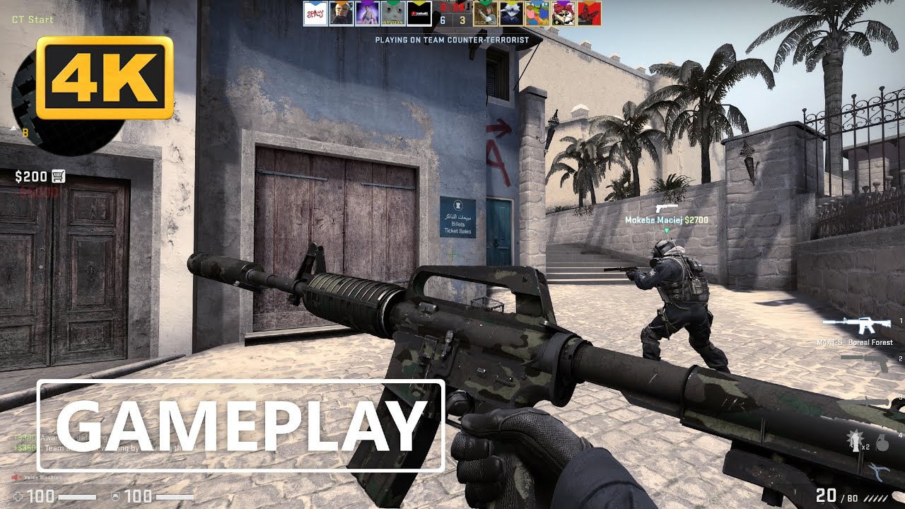 CS:GO Gameplay 4K (No Commentary) - YouTube