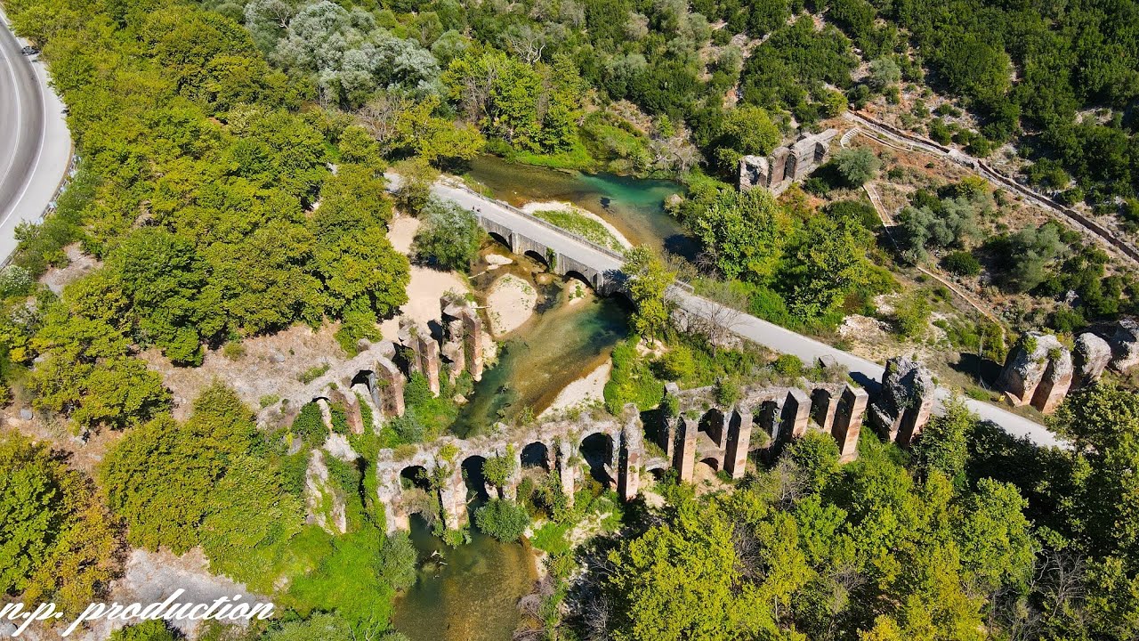 Ρωμαϊκό υδραγωγείο Νικόπολης στον Άγιο Γεώργιο Πρέβεζας - YouTube