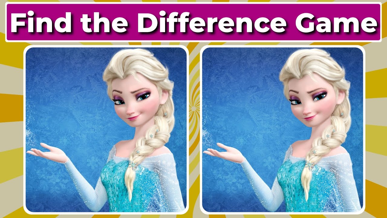 Find the Difference Game: Frozen - YouTube