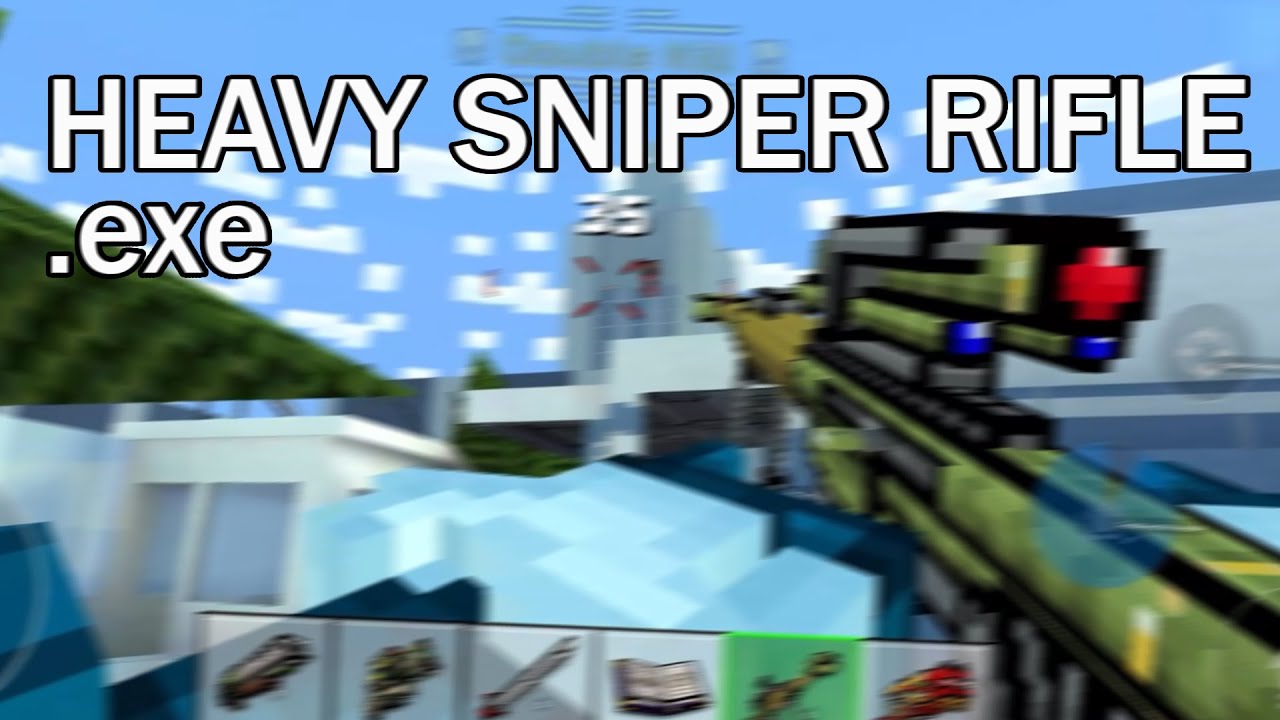 heavy sniper rifle.exe (pixel gun 3d) - YouTube