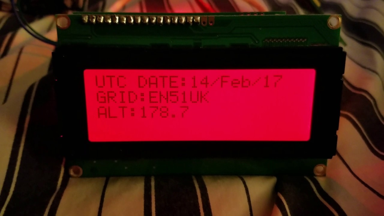 QRP-Labs GPS Clock - YouTube