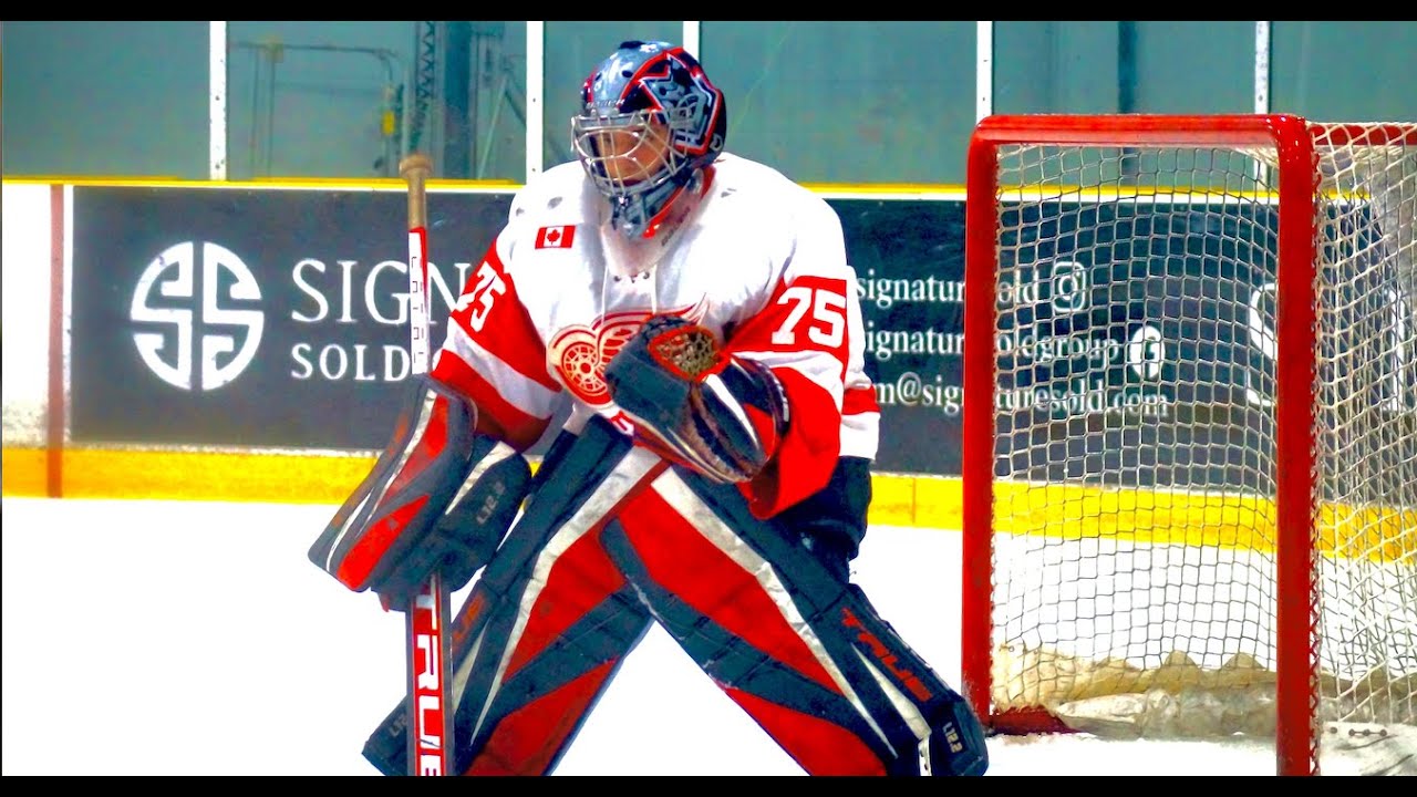 Niklas Stathos (2007) Toronto Red Wings, Dec. 28, 2022 vs Little ...