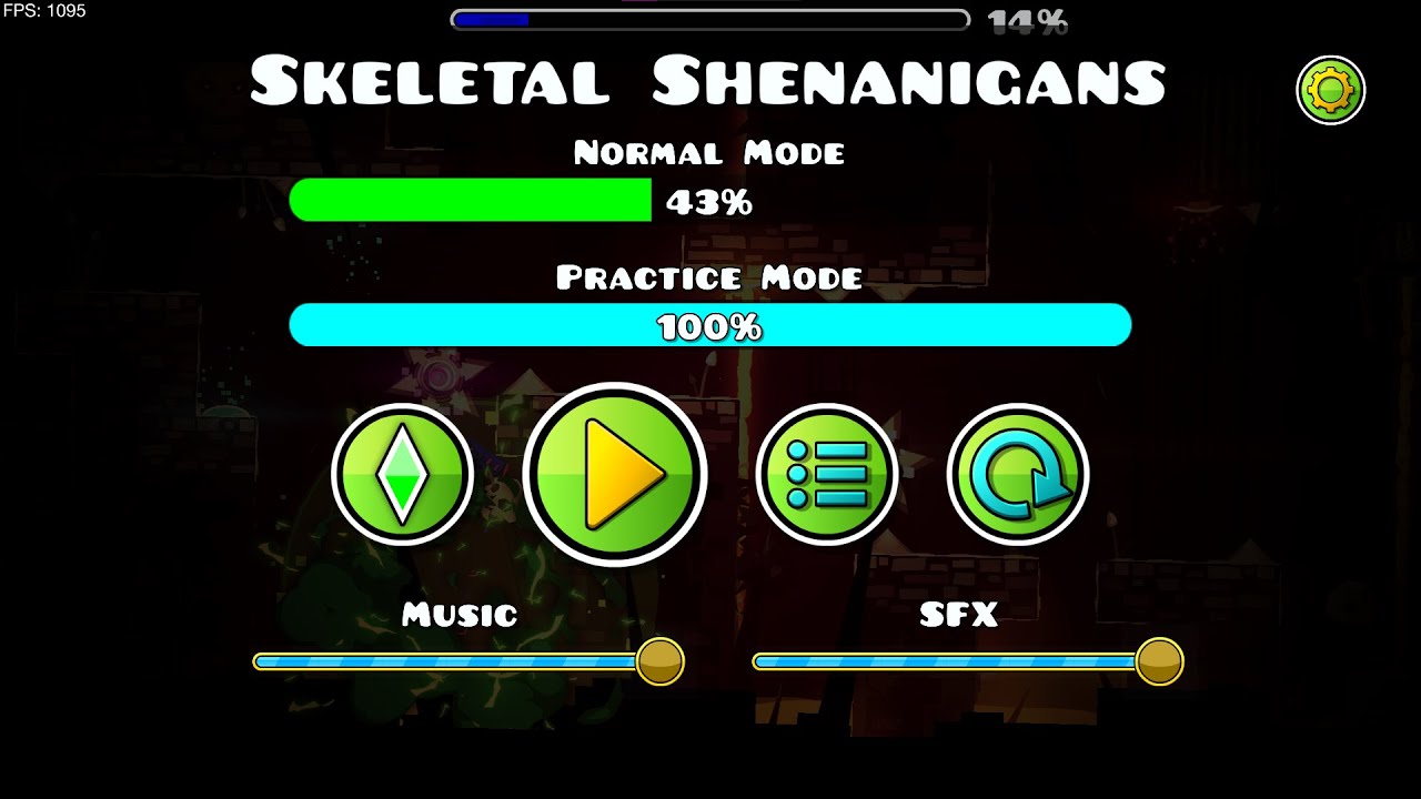 skeletal shenanigans | geometry dash - YouTube