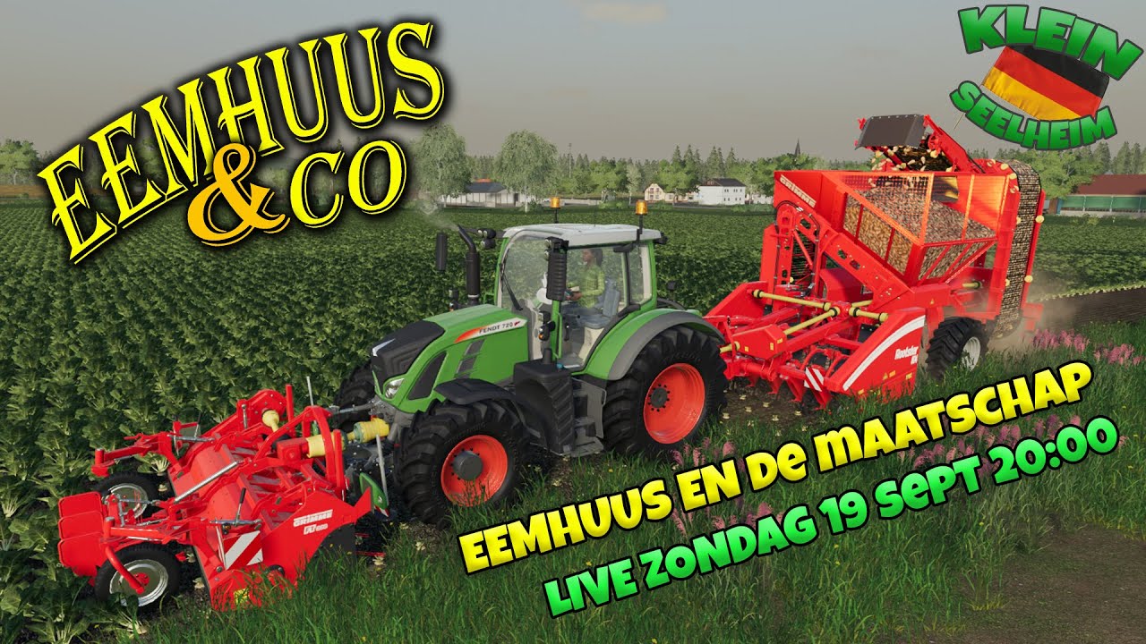 🔴 LIVE! FS19 | BIETENCAMPAGNE | Eemhuus en de Maatschap!🔴 - YouTube