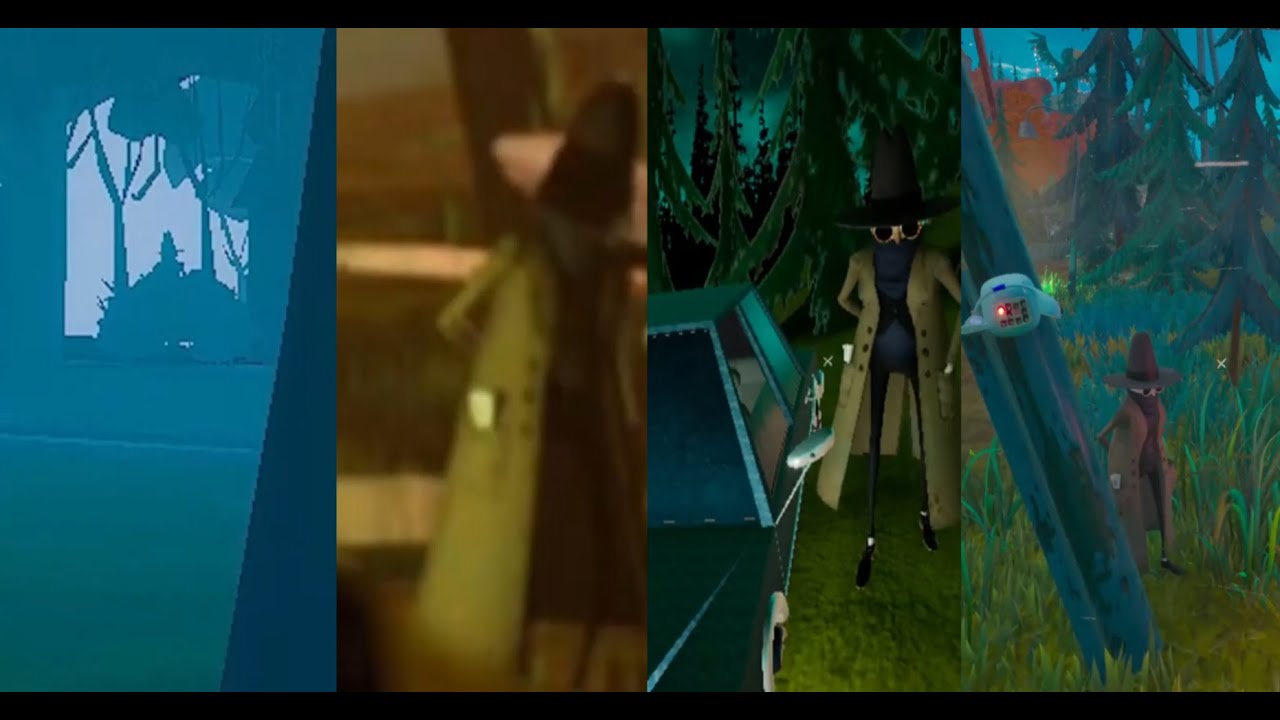 hello neighbor all man in the hat sightings (that I know of) - YouTube