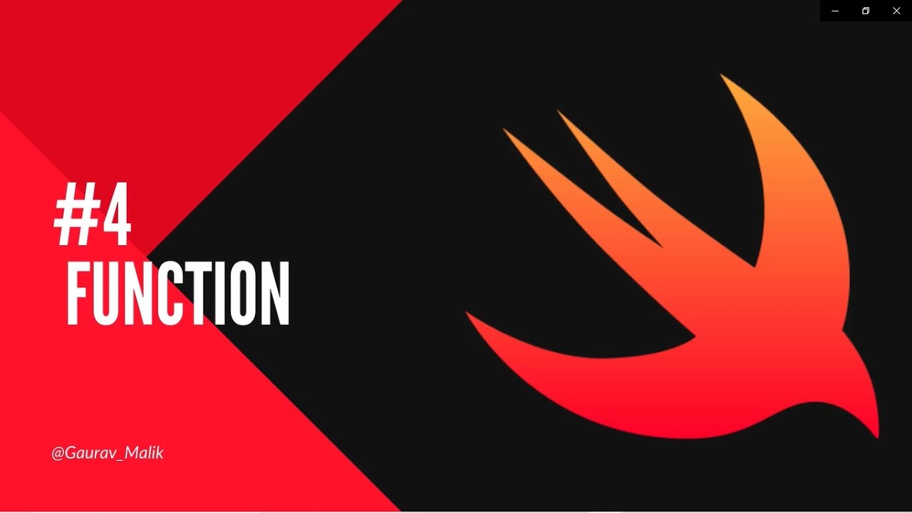 tutorial 4 for of Swift programming (How to make your own function in ...