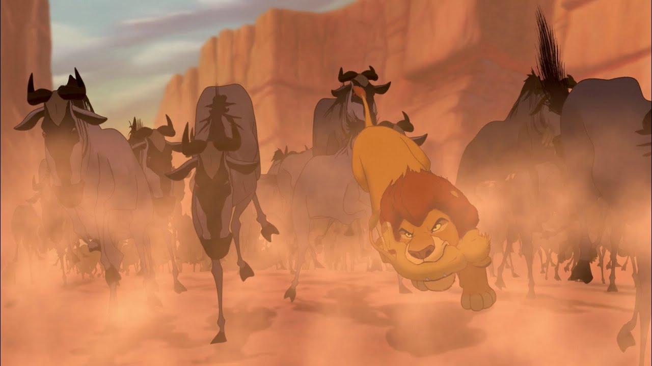 The Lion King (1994): Stampede Scene [DVD Version] #1 - YouTube
