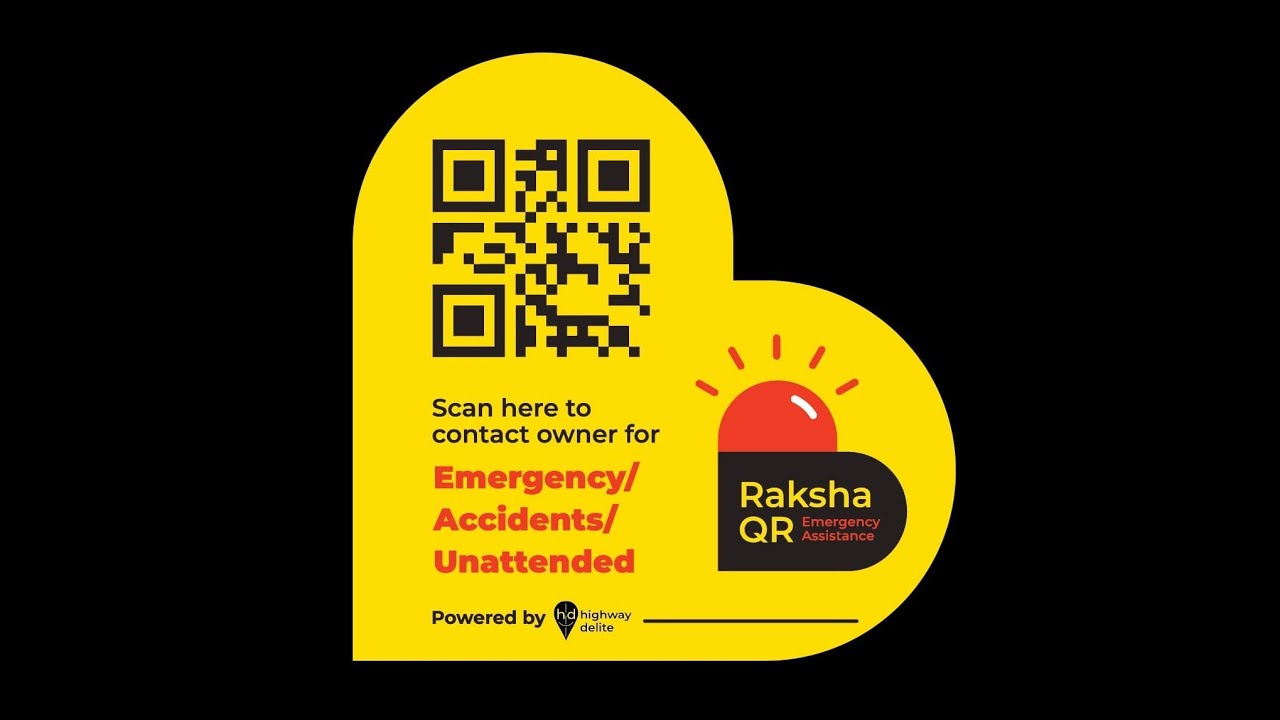 Raksha QR code Powered by Highway delite - YouTube