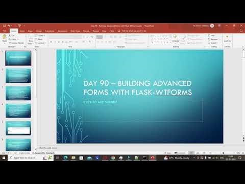 Day 90 - Building Advanced Forms with Flask-WTForms - YouTube