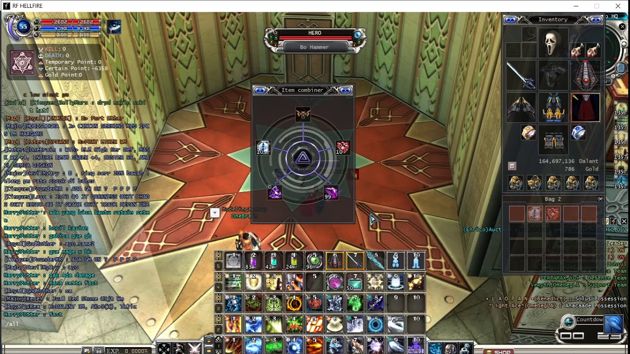 RF HELLFIRE 55 NEMPA ARMOR LVL 55 TYPE C SLOT FULL !!! - YouTube