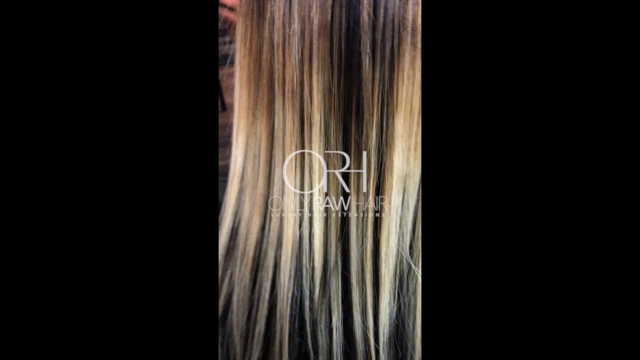Raw Indian Hair Bleached - YouTube