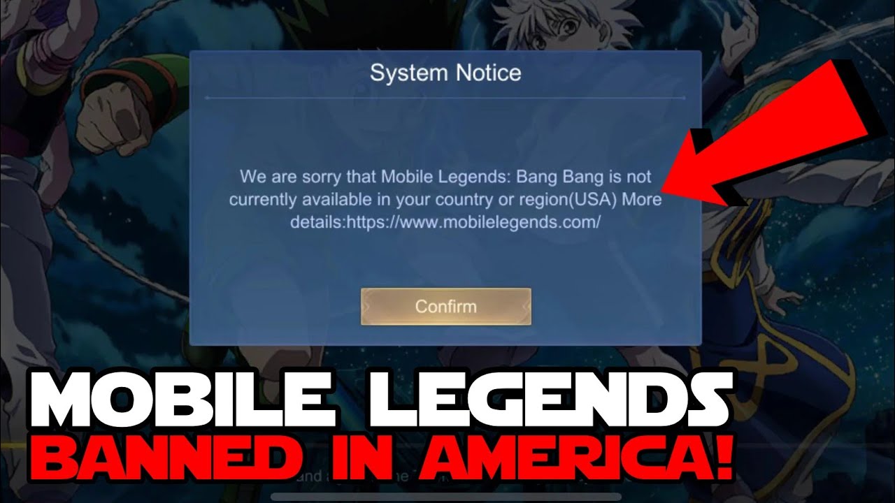 MOBILE LEGENDS IS NOW BANNED IN AMERICA USA! MLBB NEWS 2025 TIKTOK ML ...