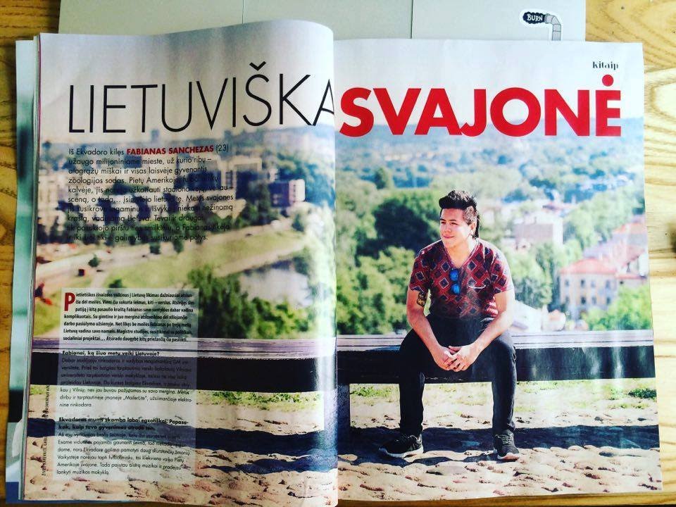 FIRST TIME IN A LITHUANIAN MAGAZINE - YouTube