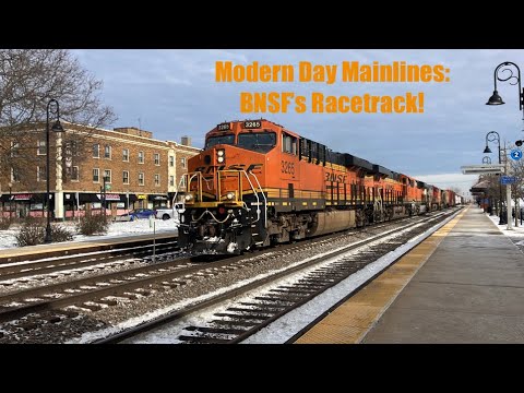 Modern Day Main Lines: The BNSF Racetrack - YouTube