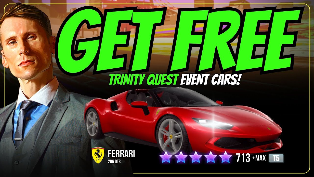 CSR2 GET TRINITY EVENT CARS FOR FREE!! | CSR2 GET TRINITY QUEST CARS ...