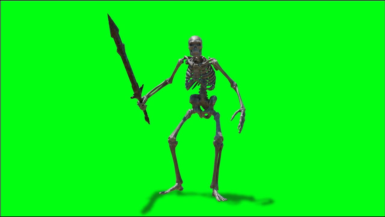 Green Screen Skeleton Attract | Free VFX - YouTube