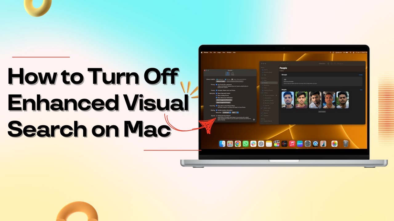 How to Turn Off Enhanced Visual Search on Mac - YouTube
