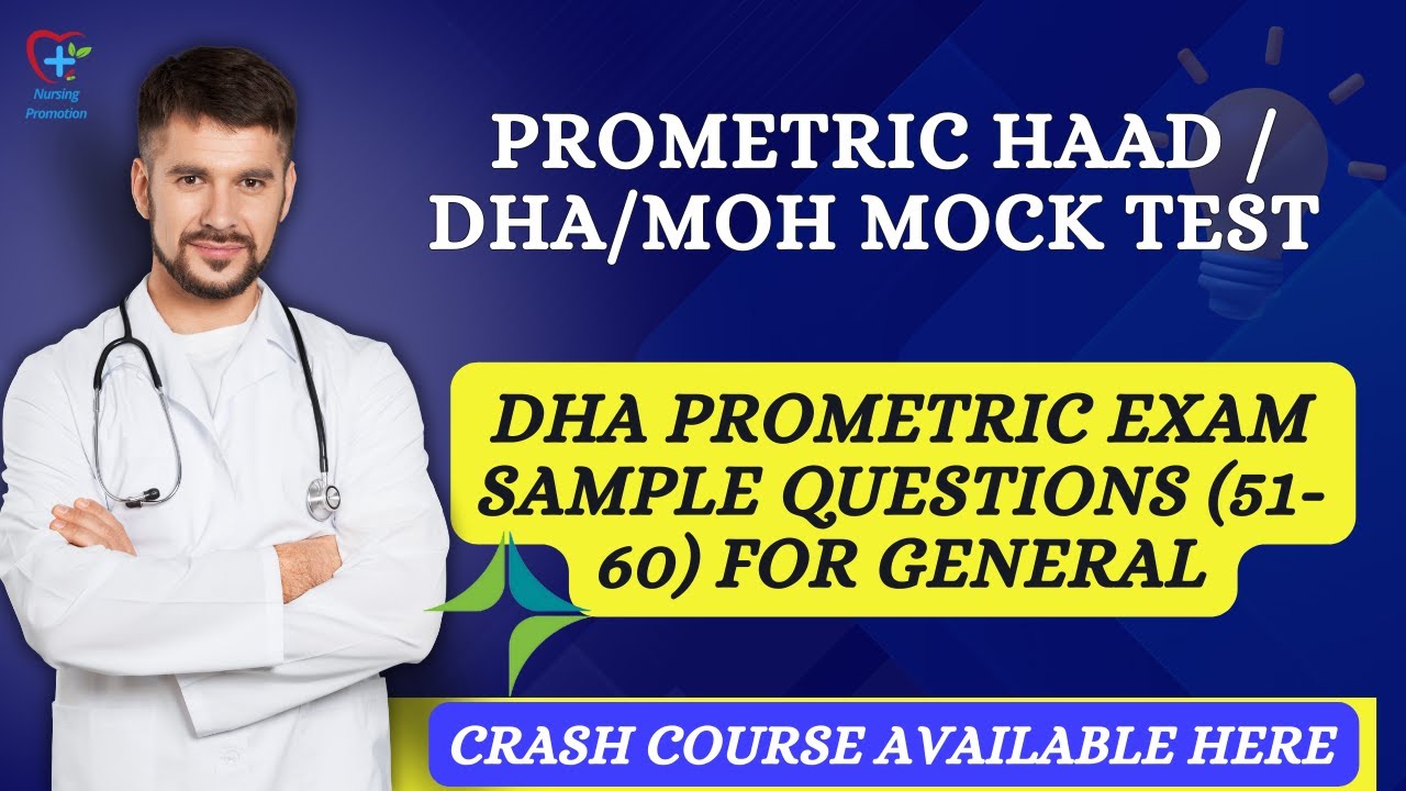 Prometric HAAD / DHA/MOH MOCK TEST //DHA Prometric Exam Sample ...
