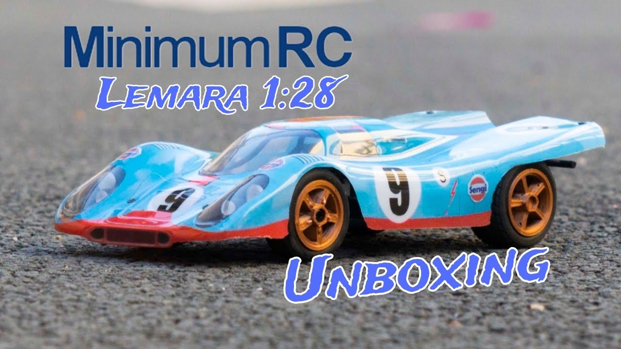 MinimumRC Lemara 1:28th scale Le Mans Racing Car Unboxing - YouTube