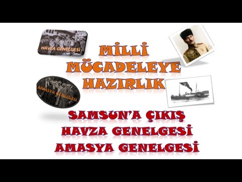 İZMİR İŞGALİ- SAMSUNA ÇIKIŞ- HAVZA GENELGESİ- AMASYA GENELGESİ. 8 SINIF İNKILAP TARİHİ (LGS)