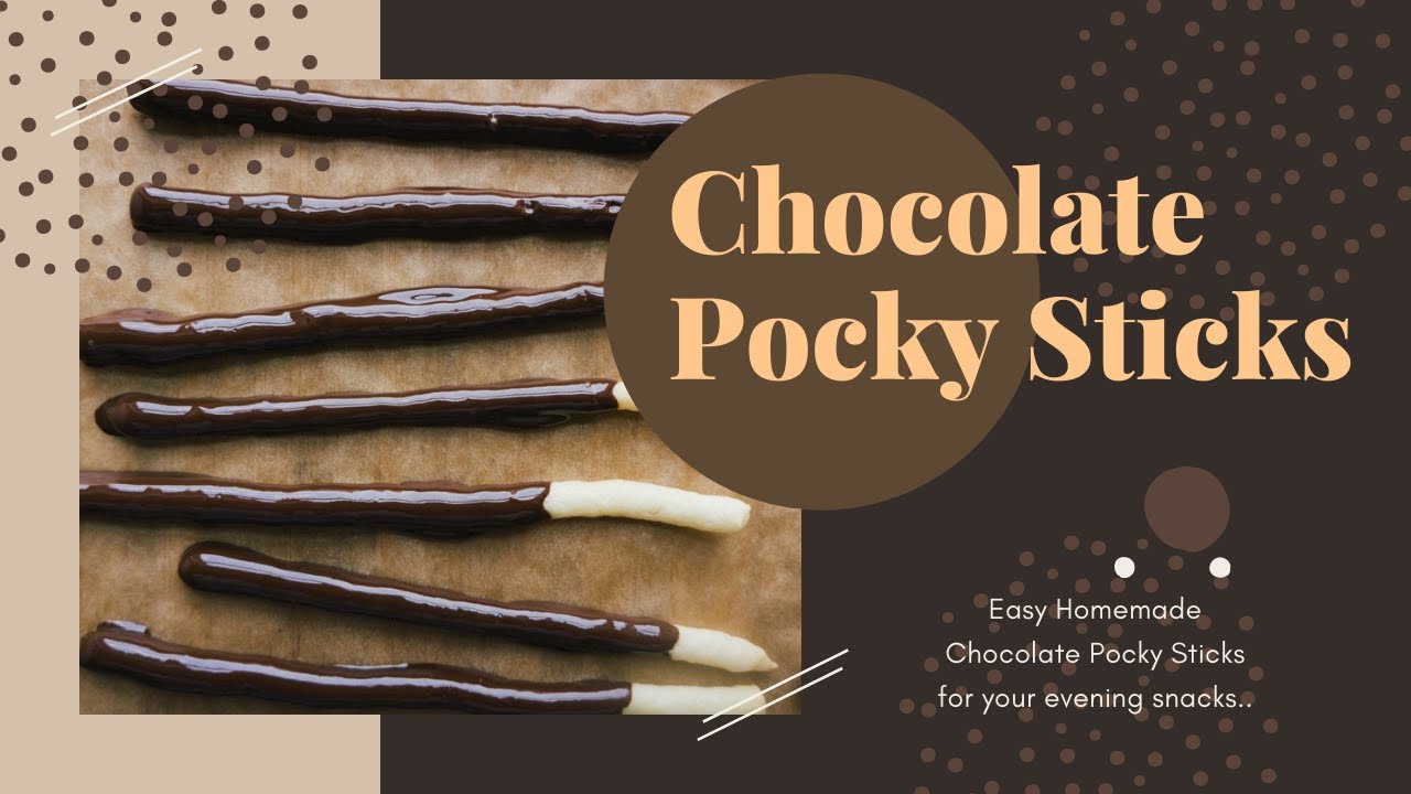 Homemade Chocolate 🍫 Pocky Sticks Easy Recipe | Choco 🍫 Pocky Sticks ...