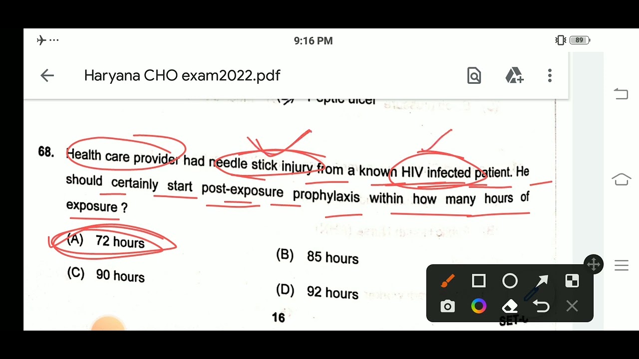 Haryana CHO Paper Answer Key || Haryana CHO Paper 24/04/2022 || #CHO ...