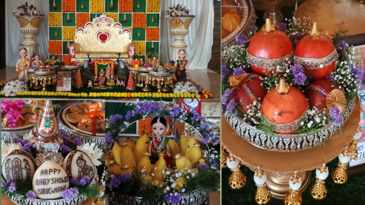 Seemantham plate decoration#tumkur#platedecoration#seemanthamceremony# ...