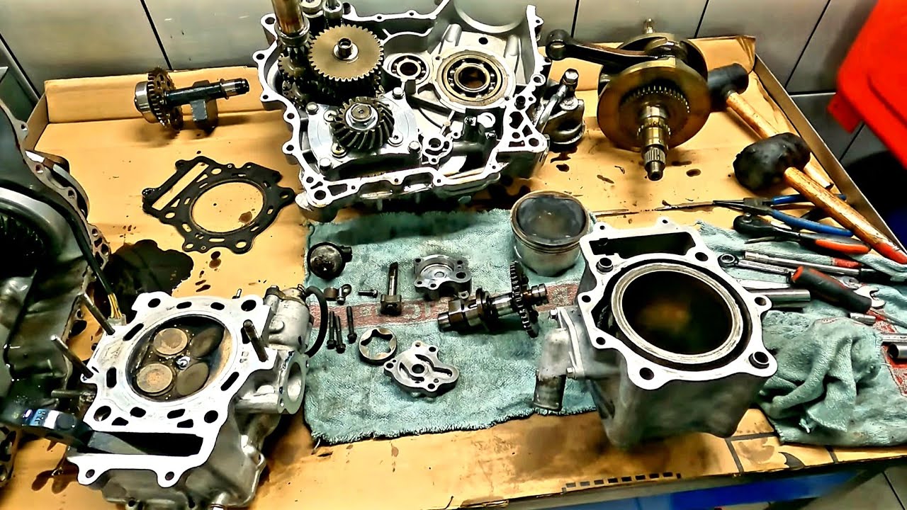 Naprawa silnika CFMOTO 500 krok po kroku | ENGINE CF188 - YouTube