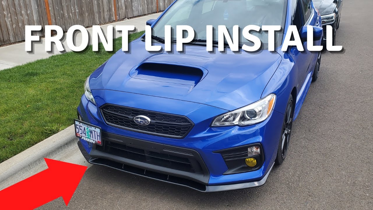 INSTALLING A CHEAP AMAZON FRONT LIP! Is it Worth It? - YouTube