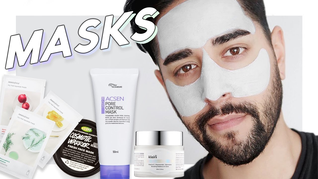 Top 5 Face Masks! Sheet Mask, Clay Mask, Peel Off Mask James Welsh ...