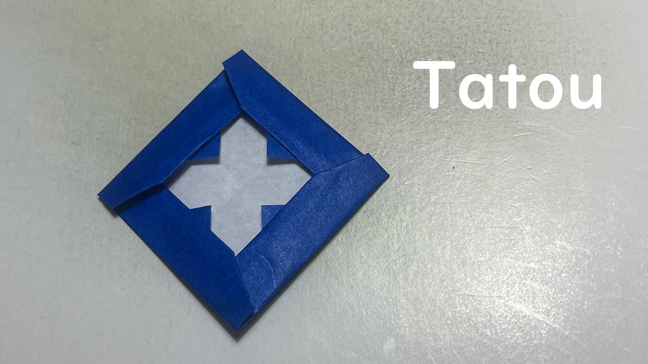 【折り紙・origami】たとう Tatou - YouTube