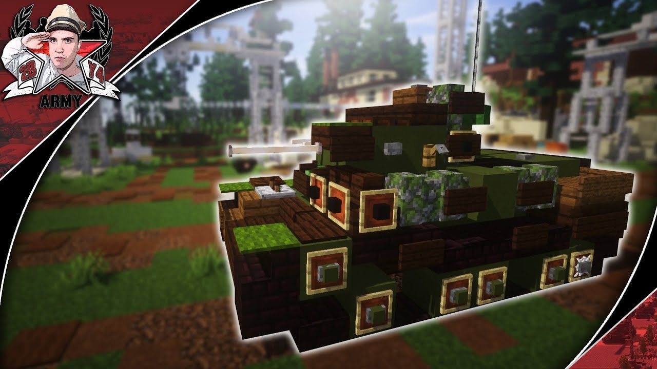 Minecraft: WW2 Strv M/40K | Medium Tank Tutorial - YouTube