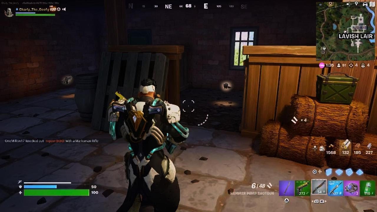Fortnite grey pump win - YouTube
