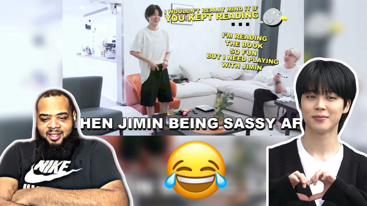 BTS Jimin Being Sassy AF | REACTION #jimin #btsjimin - YouTube