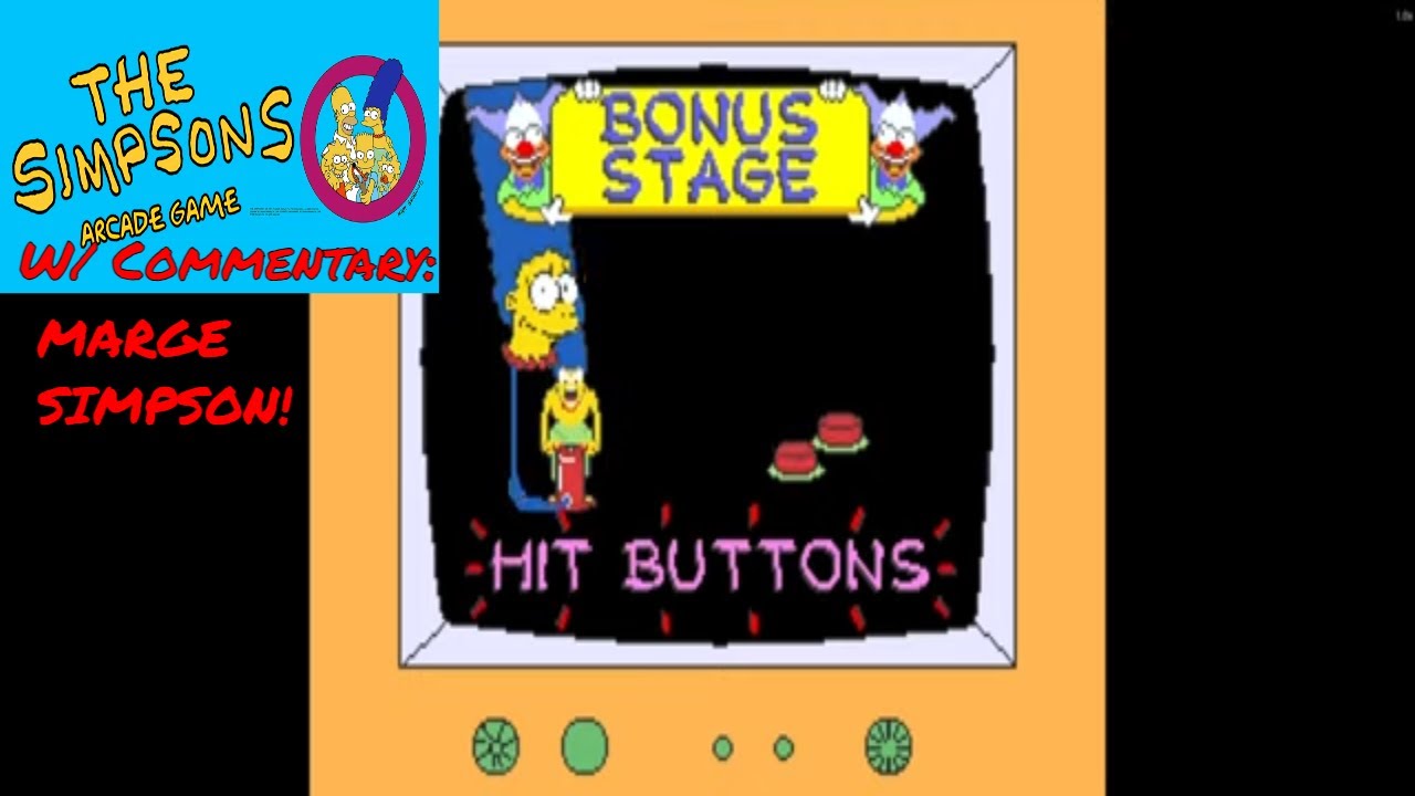 Simpsons Arcade Game W/ Commentary: Marge! - YouTube