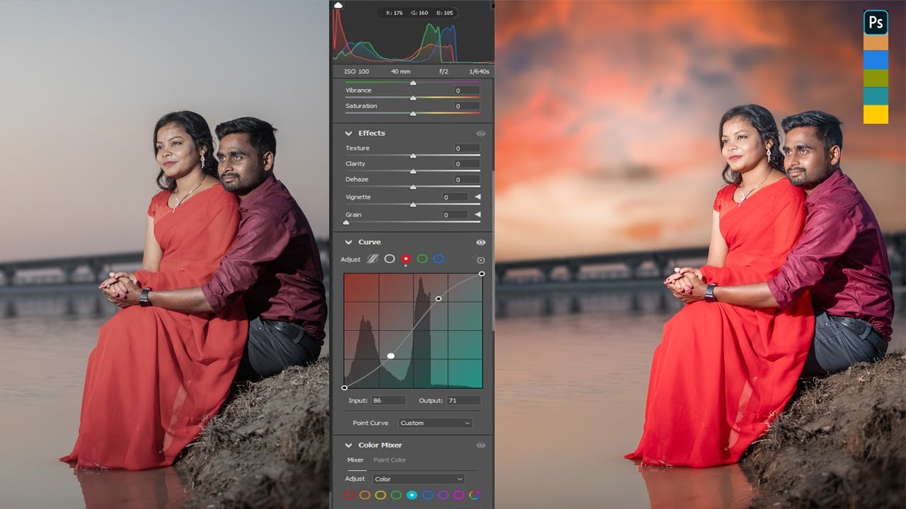 Pre Wedding Photo Retouching & Color Grading | The HT Edit. - YouTube