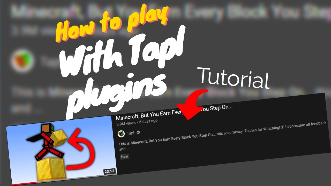 How to play with tapl plugins - YouTube