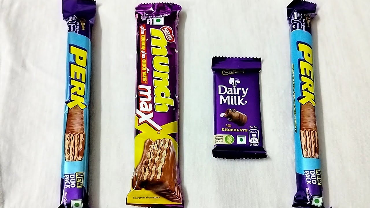 Perk vs Munch Max vs Dairy Milk vs Perk || Candy 🍭🍭 || Chocolate 🍫🍫 ...