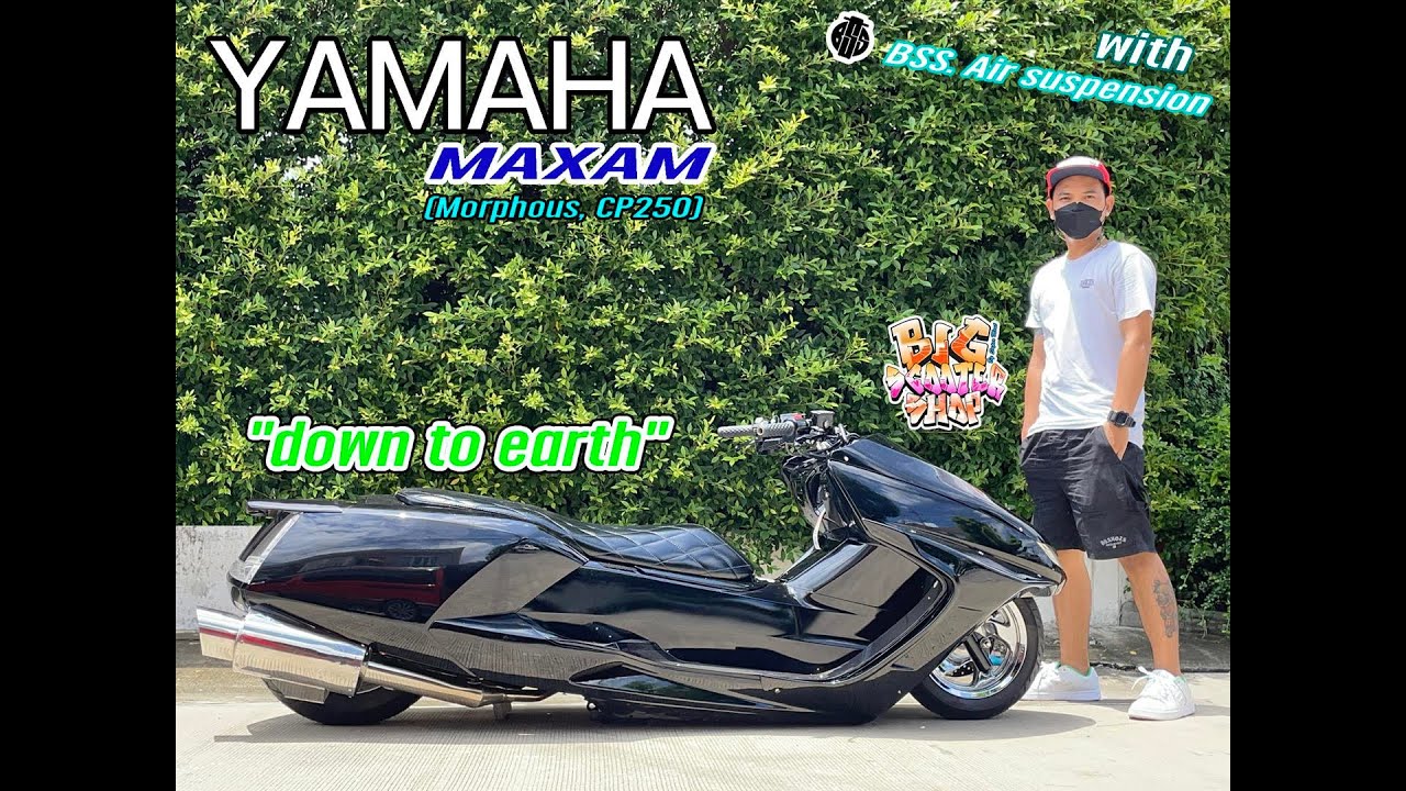 YAMAHA MAXAM Custom “down to earth” with BSS. Air suspension - YouTube