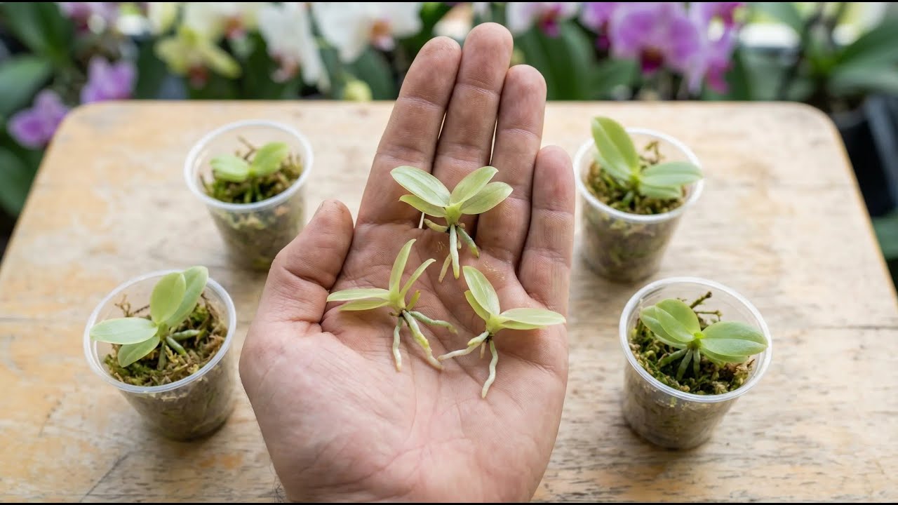 Tips for propagating millions of orchid seedlings in just 7 days ...