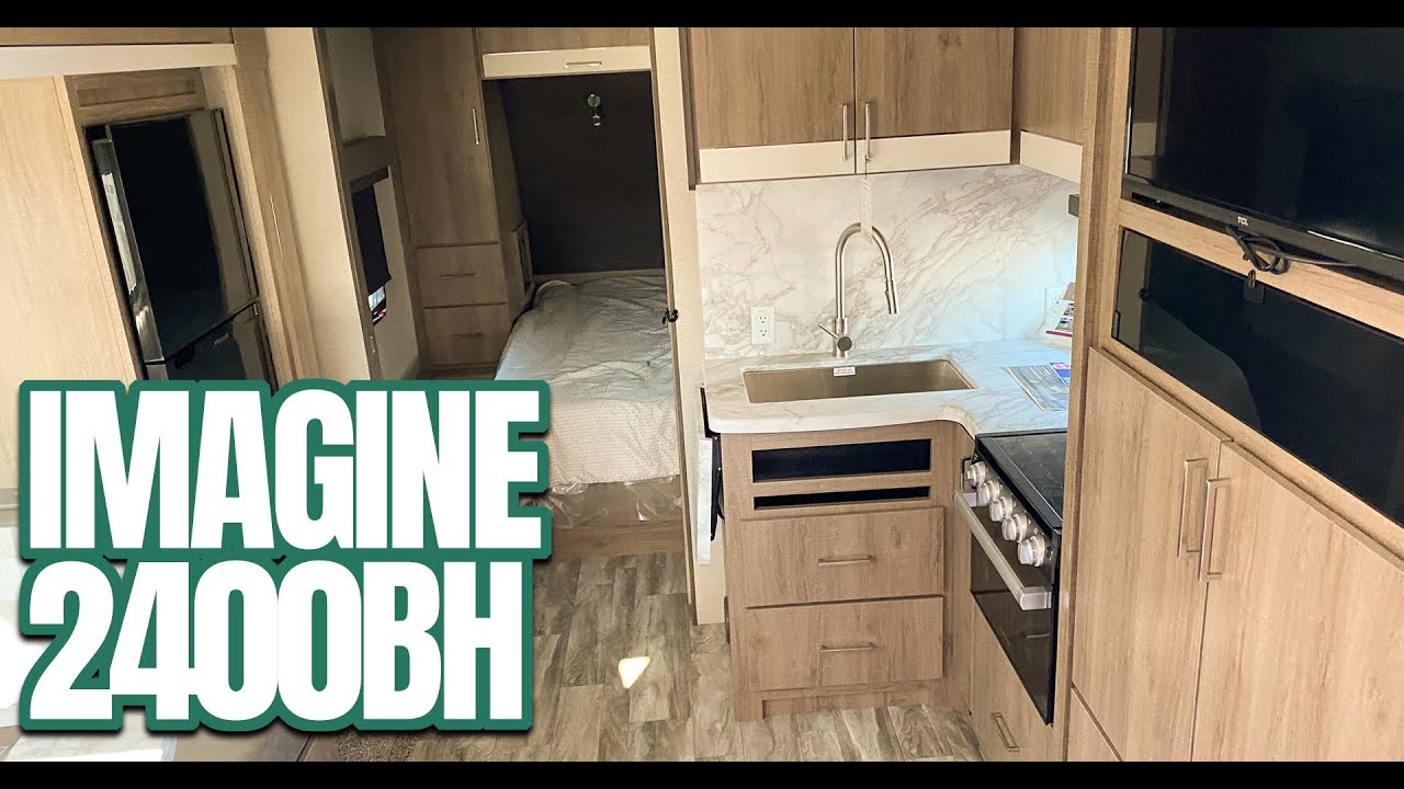 Imagine 2400BH bunkhouse travel trailer - YouTube