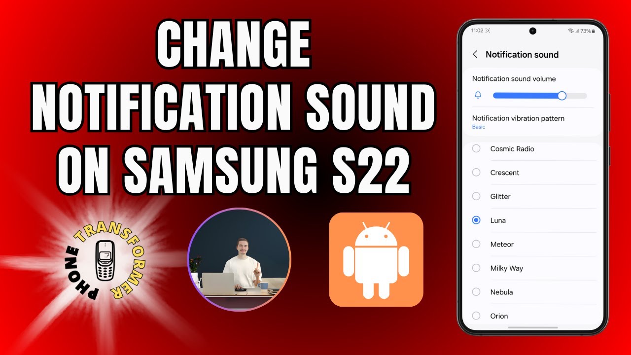 How to Change Notification Sound on Samsung S22 - (For Beginners) - YouTube