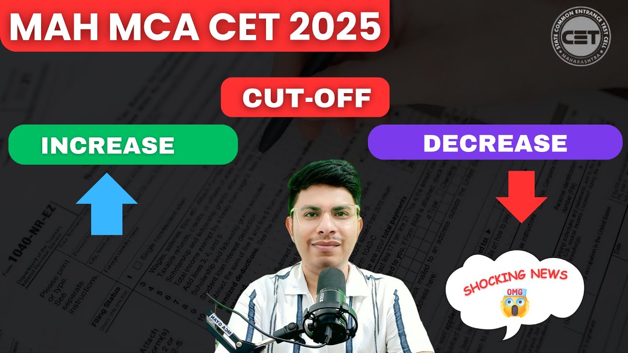 MAH MCA CET 2025 Cut-Off Increase or Decrease? | Detailed Analysis by MCA GYAN - YouTube