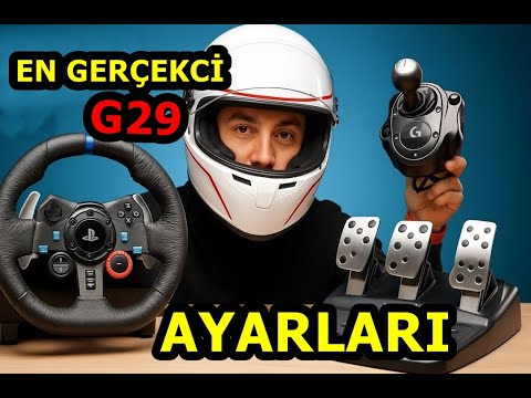 LOGİTECH G29 KURULUM VE GERÇEKCİ OYUN AYARLARI (G920 G923 G27 G29)